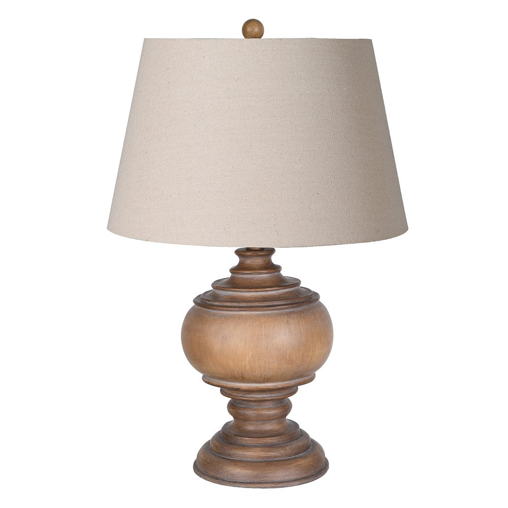 Kingham Oak Table Lamp and Shade – Velvet Victoria Home