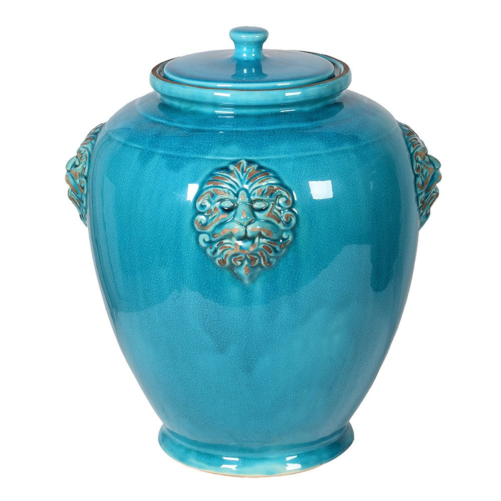 Large Athens Turquoise Jar – Velvet Victoria Home